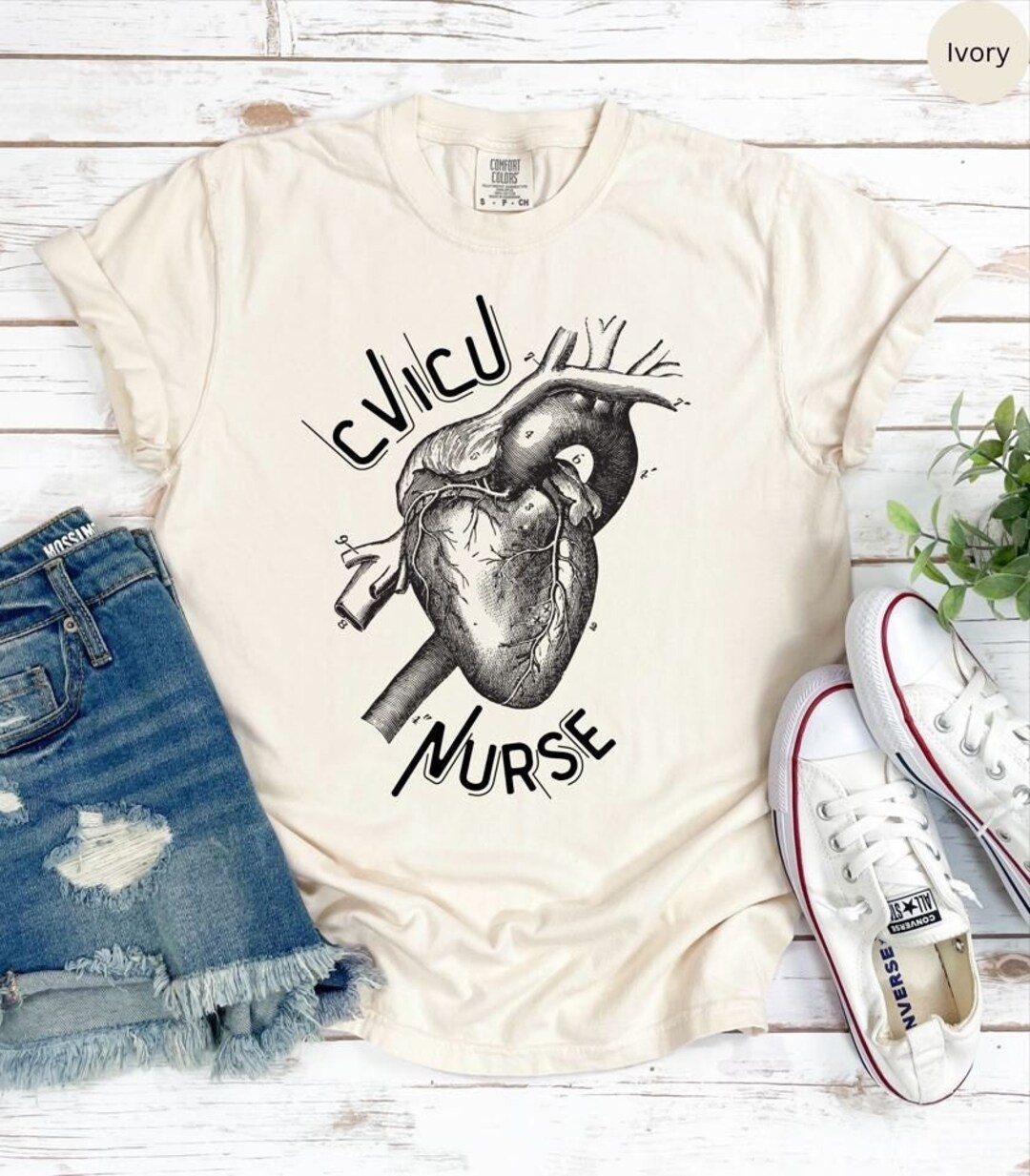 CVICU Cardiac Nurse Heart Flow Anatomy Shirt, Cath Lab RN T-shirt, CCU ...