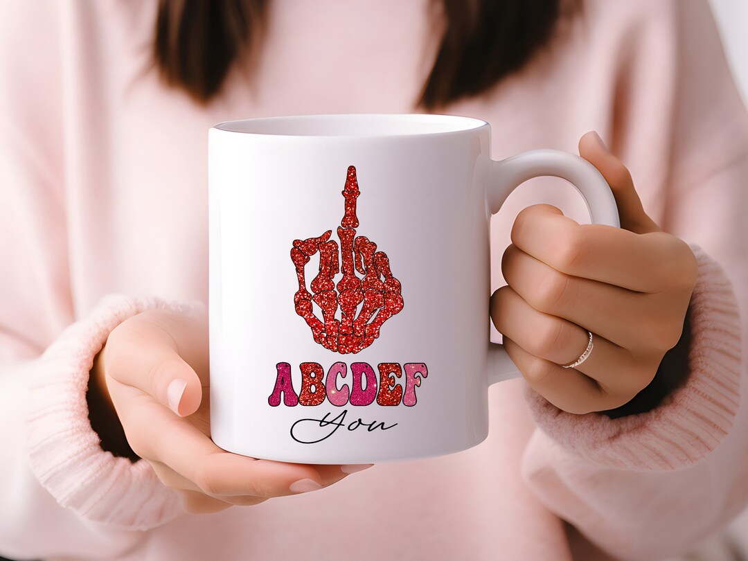 Anti Valentines Day Mug, ABCDEF Uyou 15oz Coffee Cup, Love Sucks V-day Drinkware, Cute ...