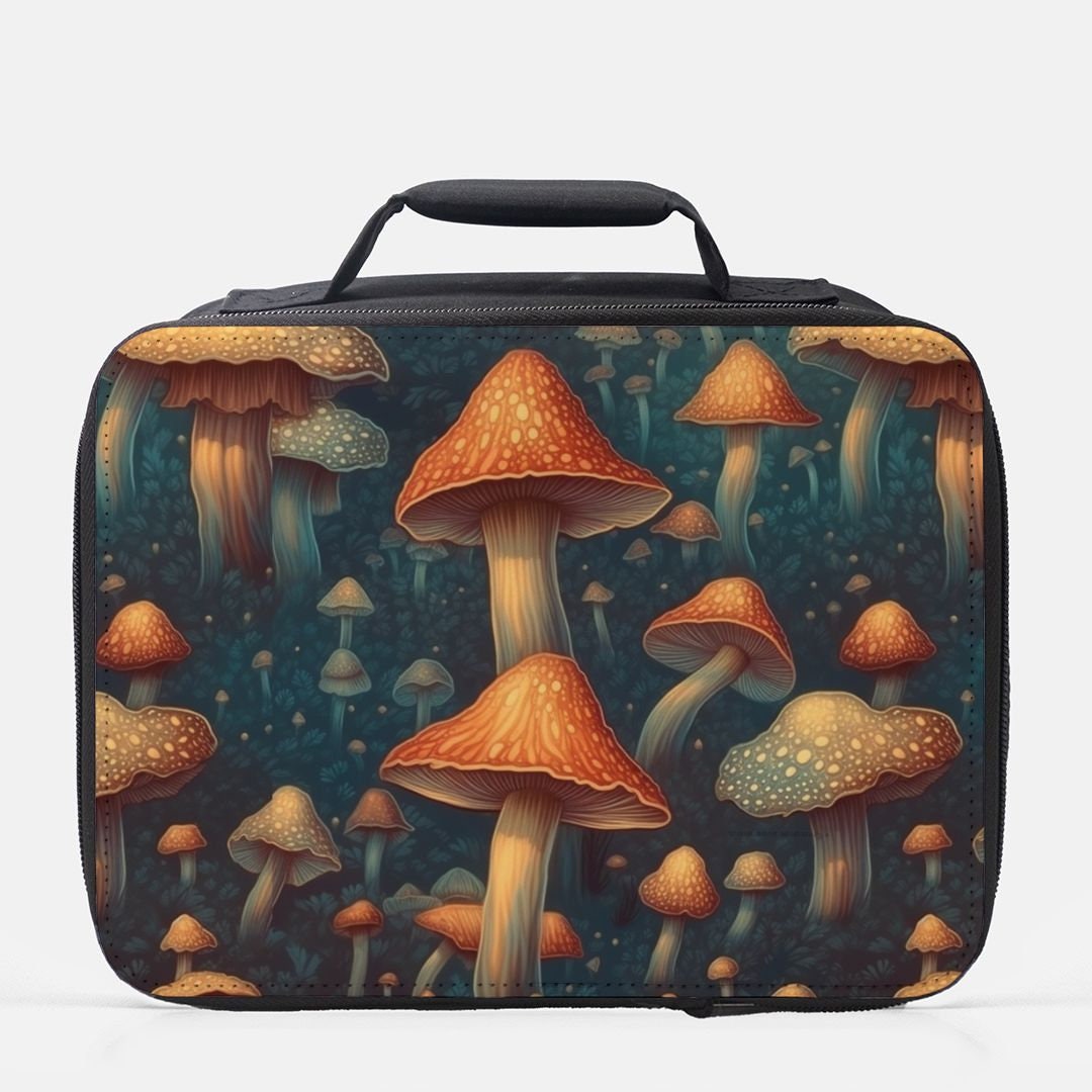 Cottagecore Lunch Box, Reusable Insulated Lunch Bag, Mushroomcore ...