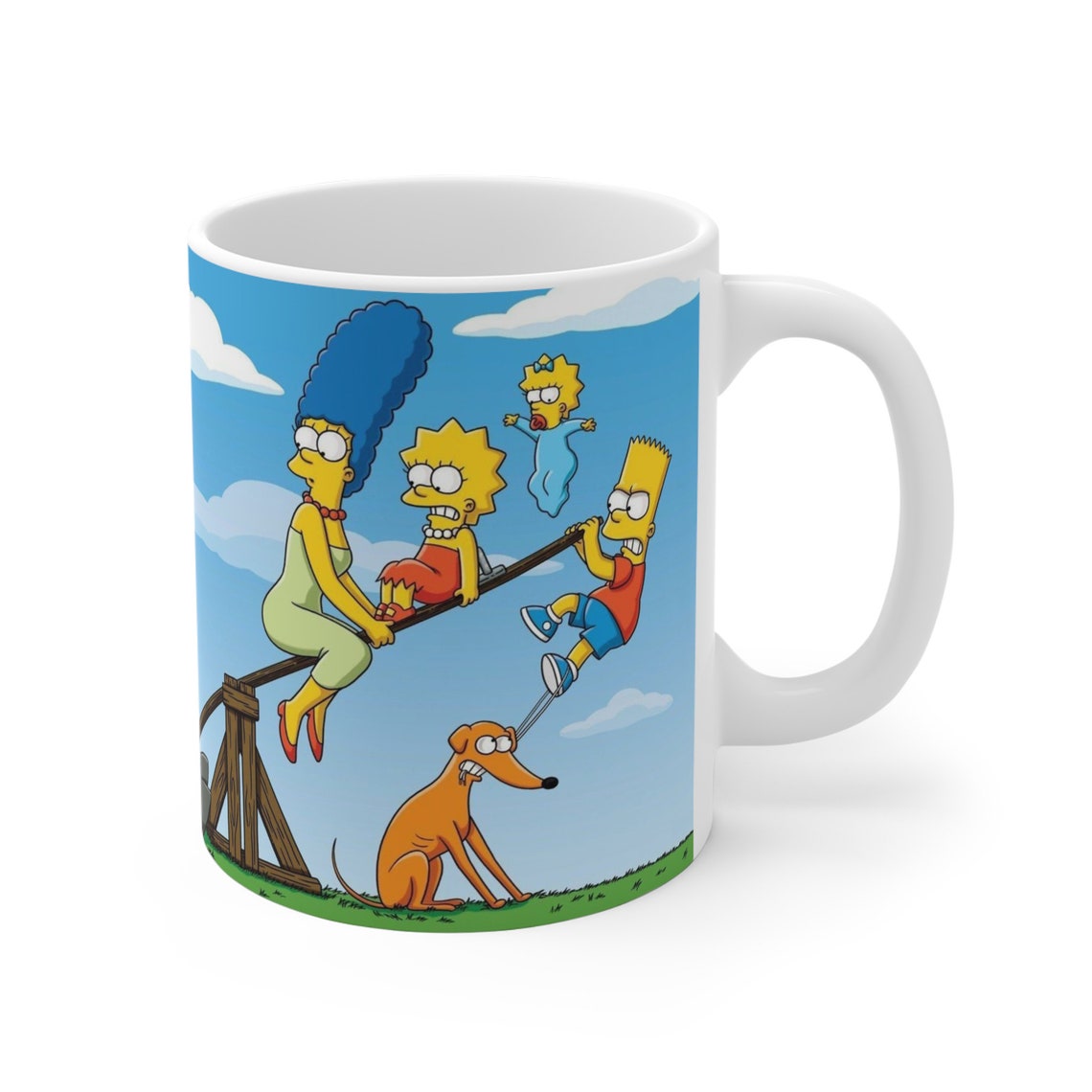 11 & 15 Oz the Simpsons Sublimation Mug Template - Cricut Mug Press ...