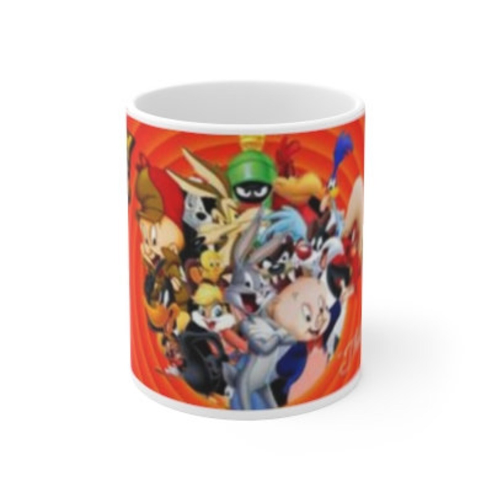11 & 15 Oz Looney Tunes Mug Sublimation Mug Template - Cricut Mug Press ...
