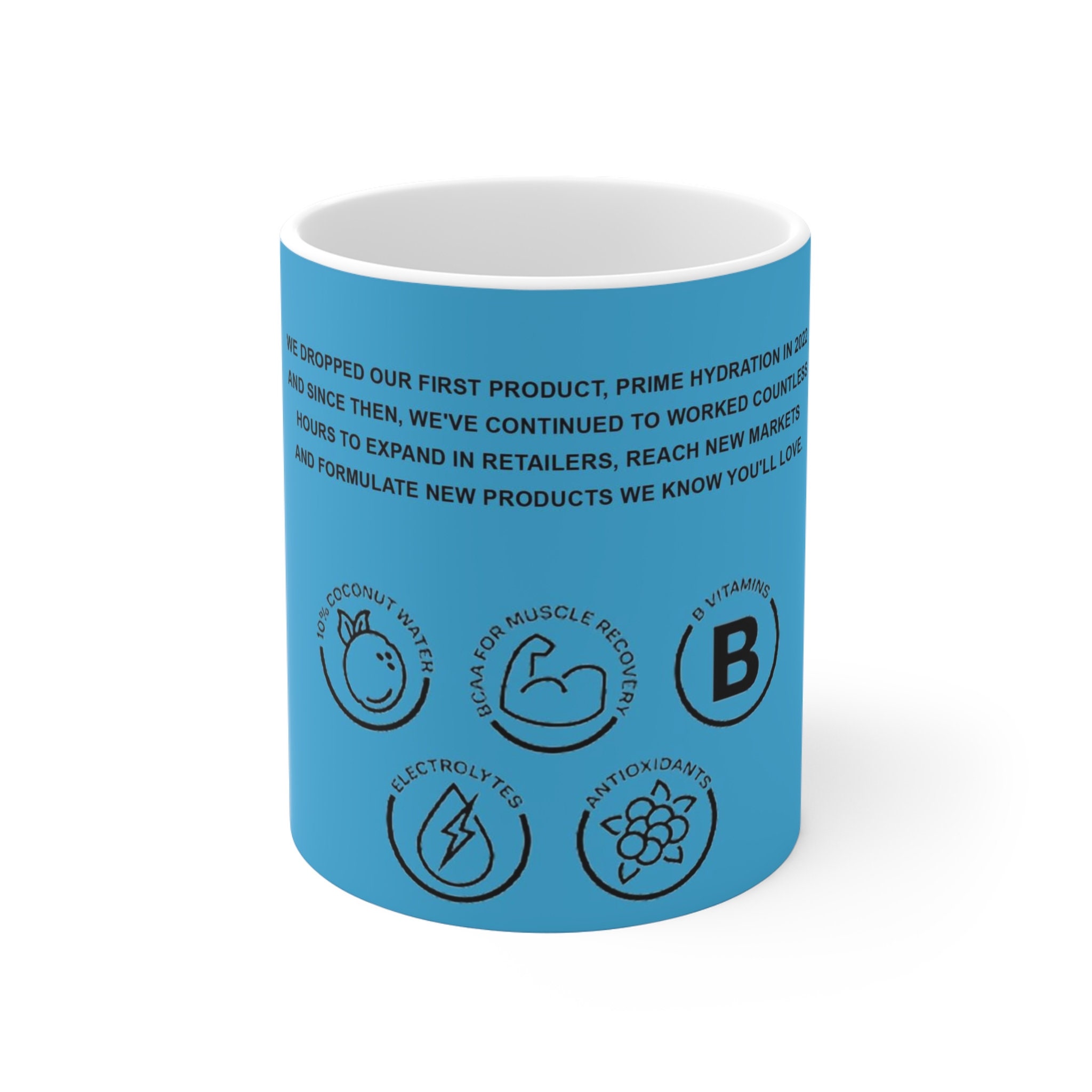 11 & 15 Oz Prime Blue Raspberry Hydration Drink Sublimation - Etsy