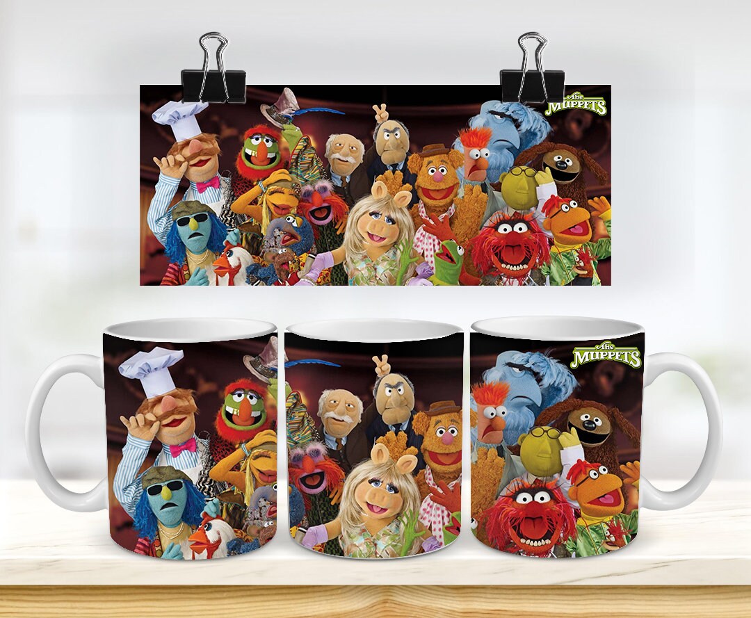 11 & 15 Oz the Muppets Mug Sublimation Mug Template - Cricut Mug Press ...