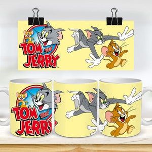 11 & 15 Oz Tom and Jerry Mug Sublimation Mug Template - Cricut Mug ...