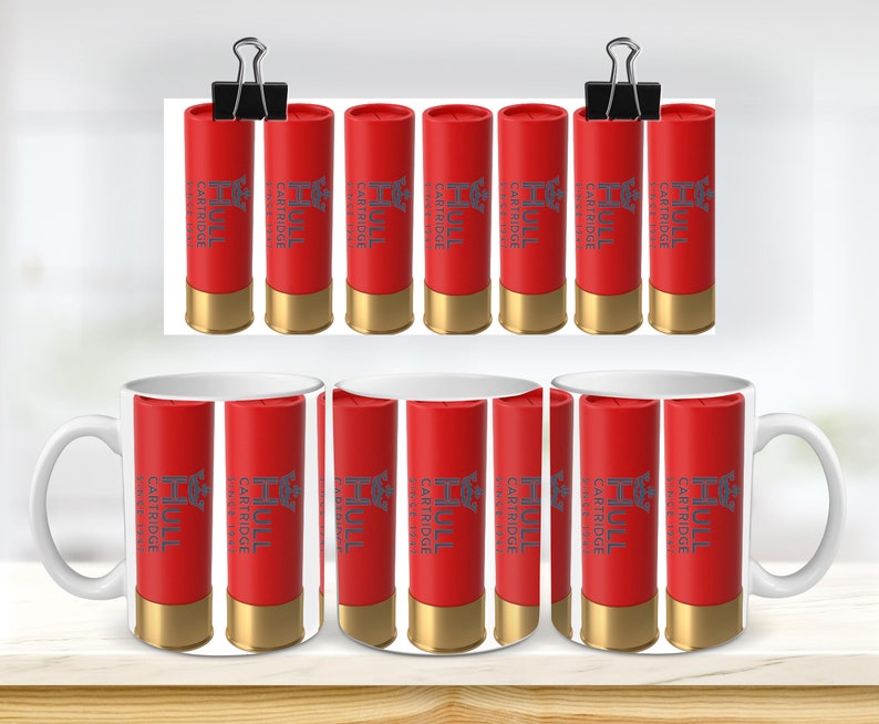 Shotgun Shell Mug Design, Sublimation Design for 11oz, 15oz Mugs ...