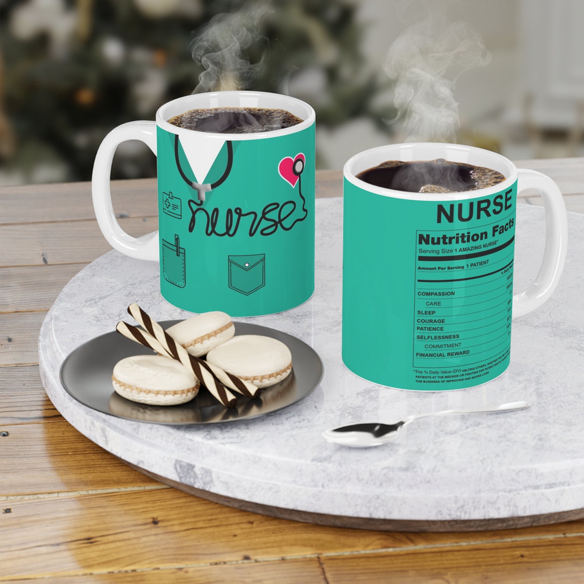 Nurse Life Mug Sublimation Design Template -mug Sublimation Designs ...
