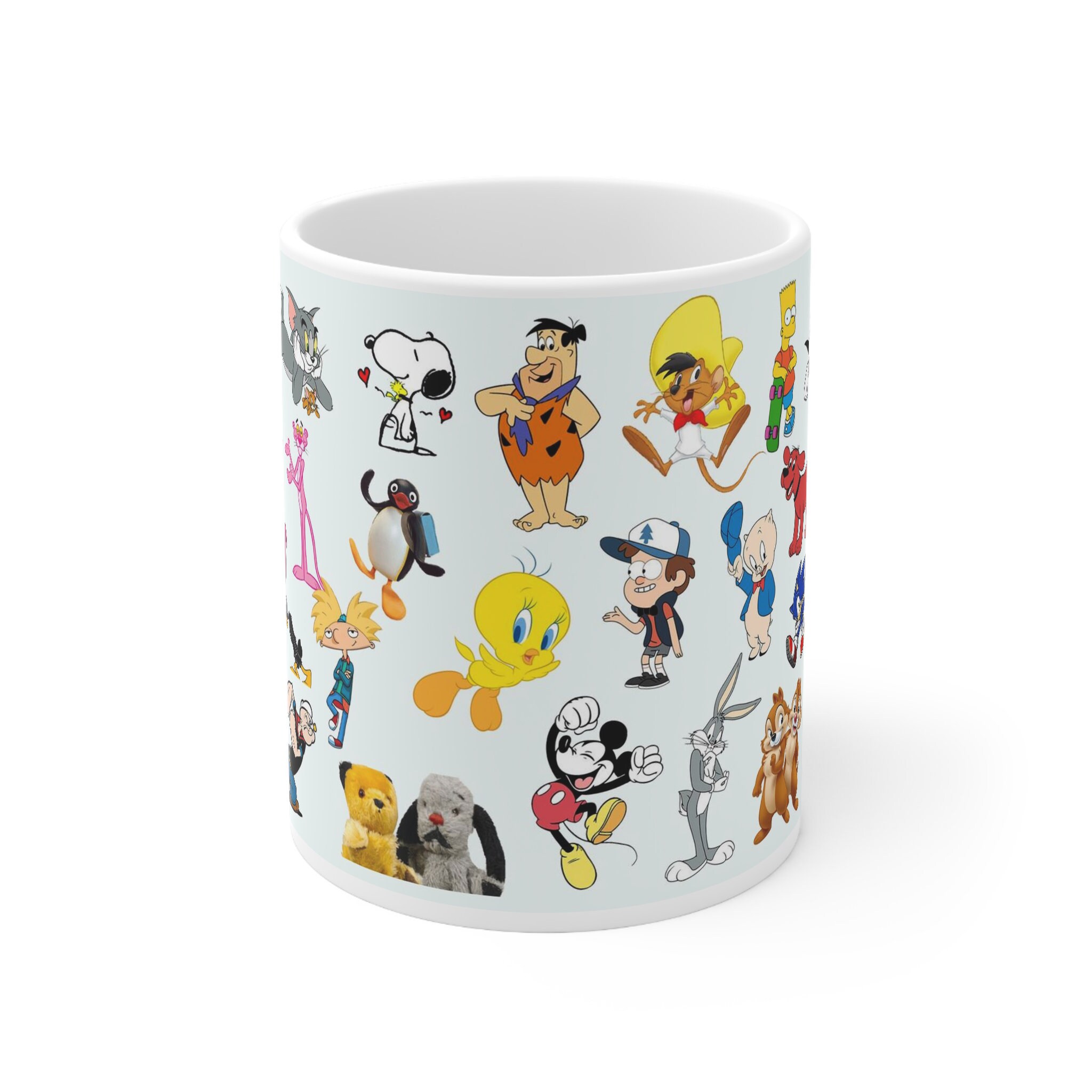 11 & 15 Oz Classic Cartoon Mug Sublimation Mug Template - Cricut Mug ...
