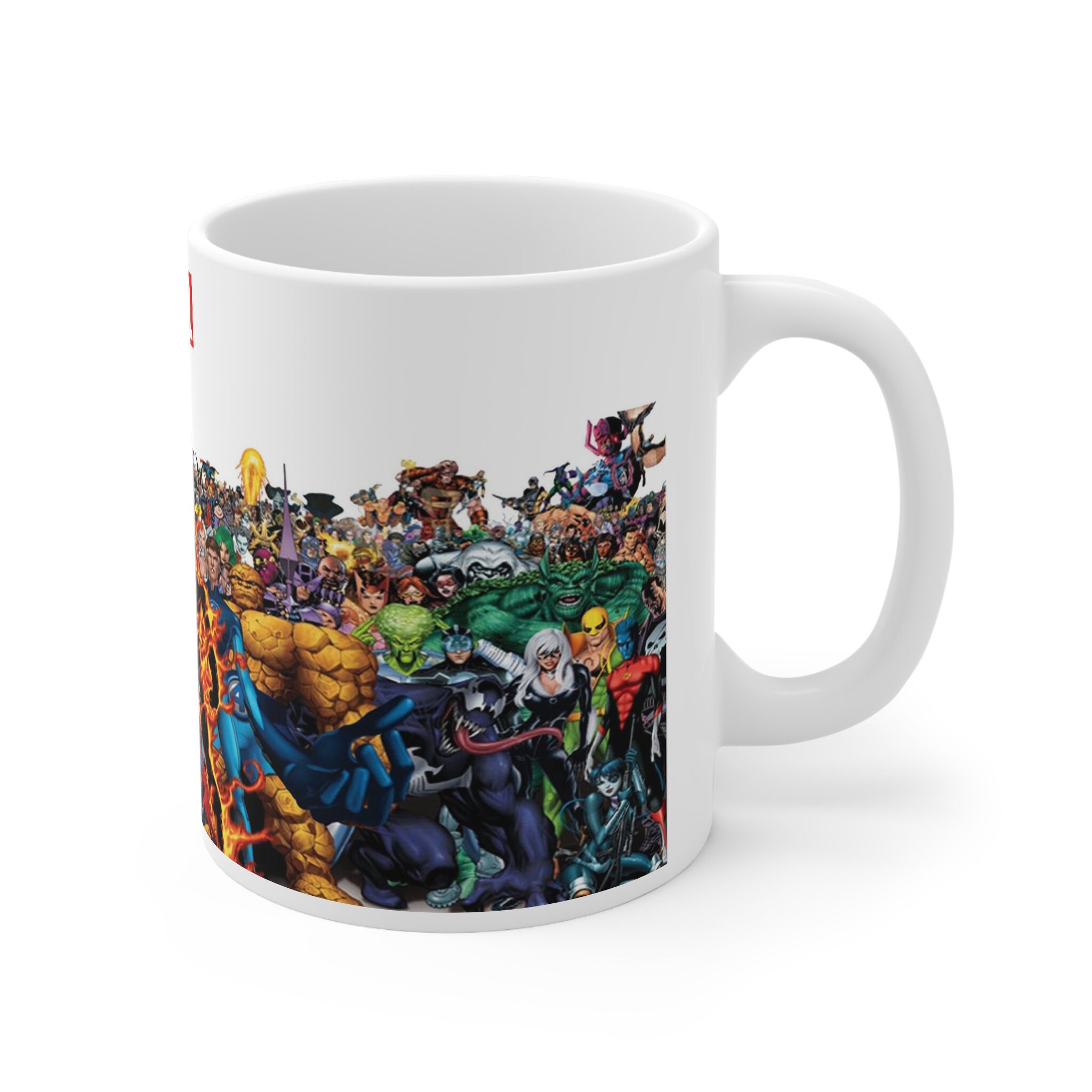 11 & 15 Oz Marvel Sublimation Mug Template - Cricut Mug Press ...