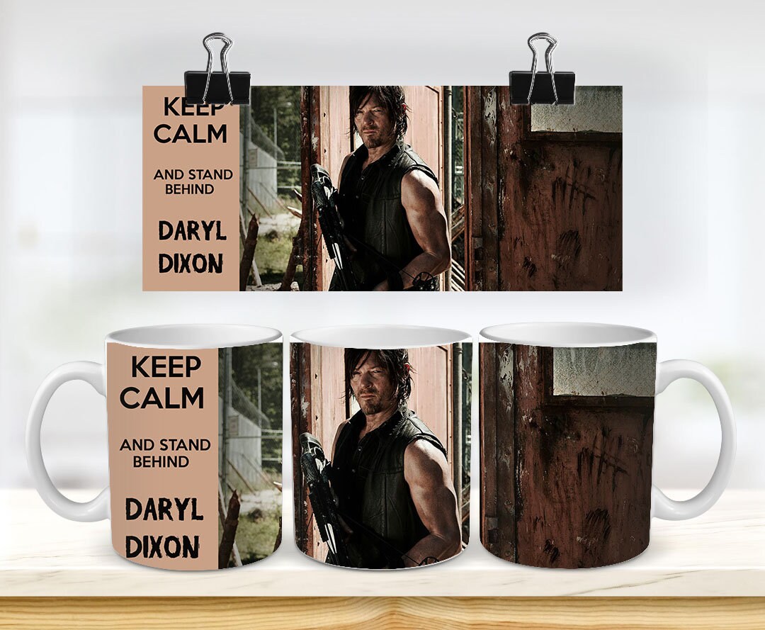 11 & 15 Oz Daryl D Mug Sublimation Mug Template - Cricut Mug Press ...