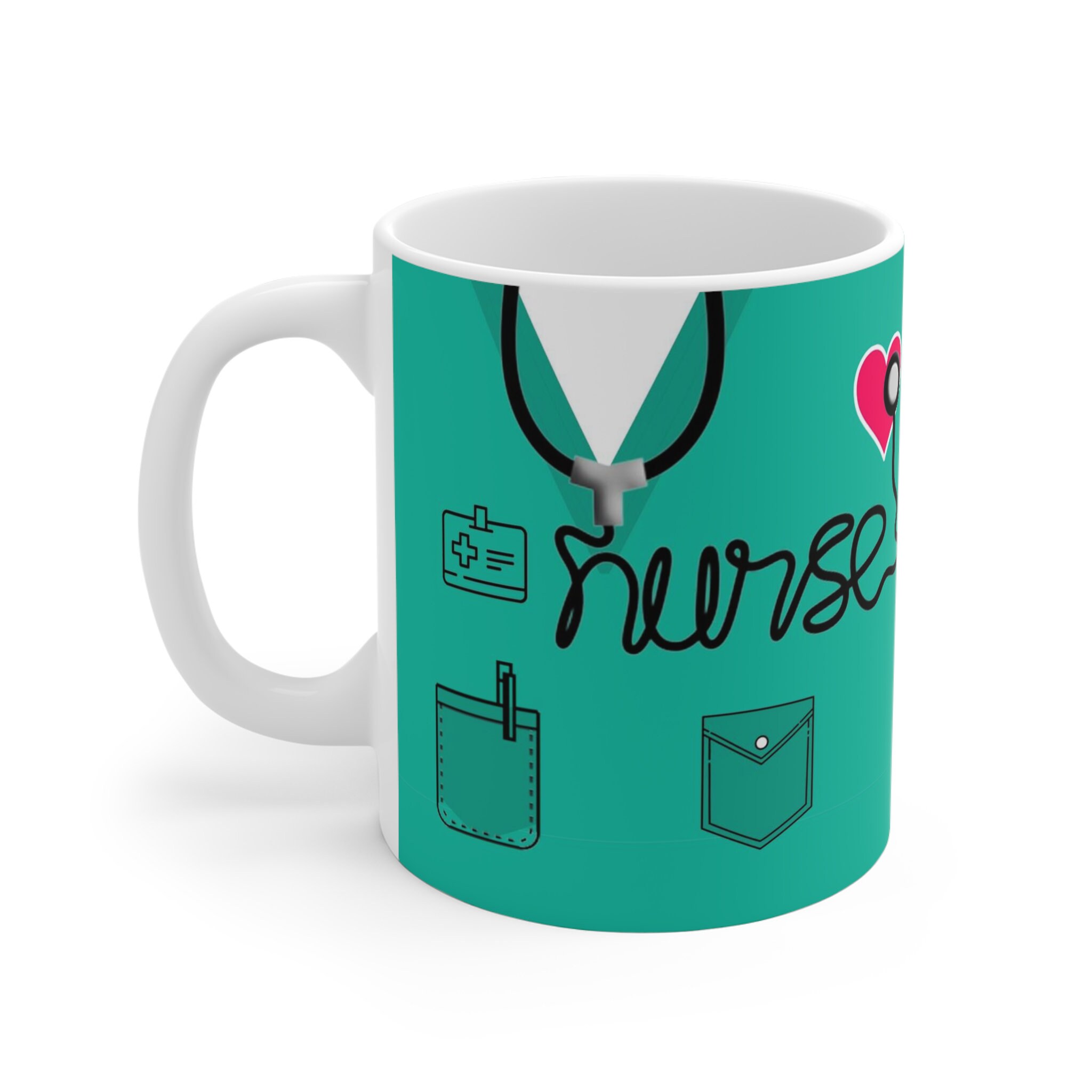 Nurse Life Mug Sublimation Design Template -mug Sublimation Designs ...