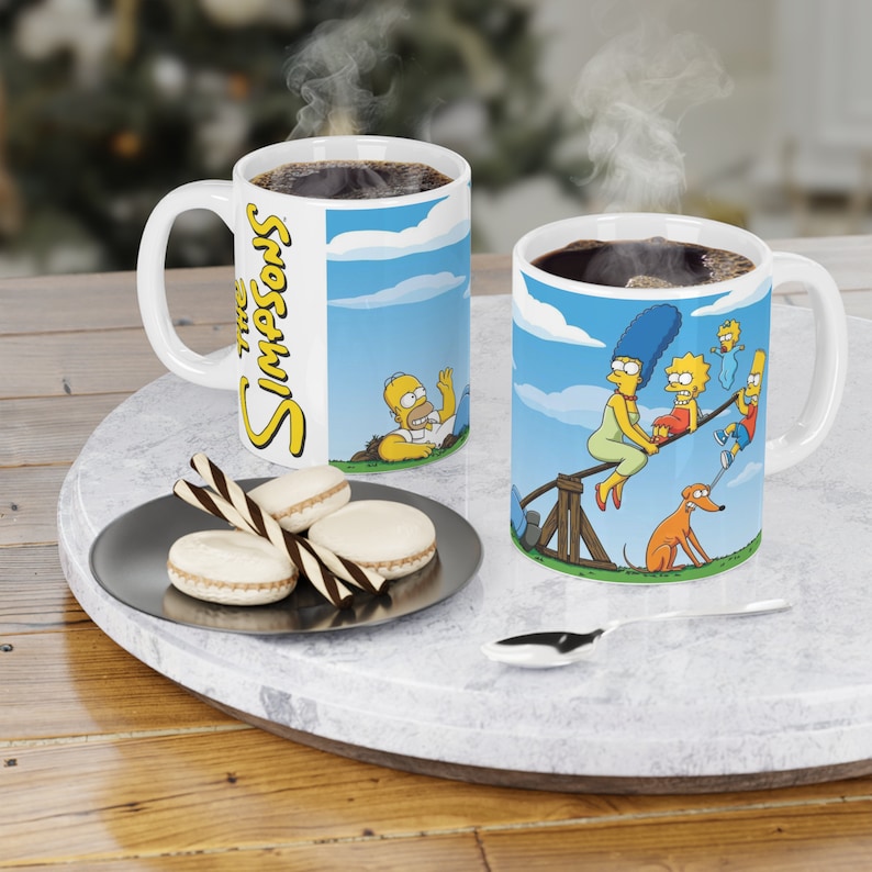 11 & 15 Oz the Simpsons Sublimation Mug Template - Cricut Mug Press ...