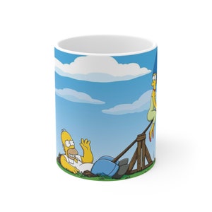 11 & 15 Oz the Simpsons Sublimation Mug Template - Cricut Mug Press ...