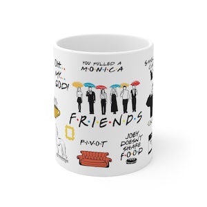 11 & 15 Oz Friends Quotes Mug Sublimation Mug Template - Cricut Mug ...