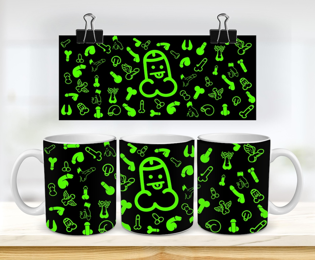 11 & 15 Oz Willy Mug Sublimation Mug Template Cricut Mug - Etsy