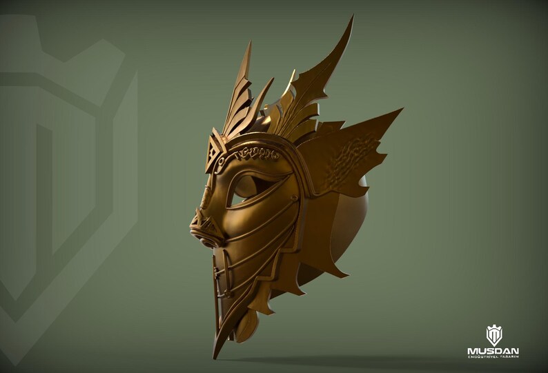 Royal Elven Mask 3D STL Printable Fantasy Mask – Special Launch Price ...