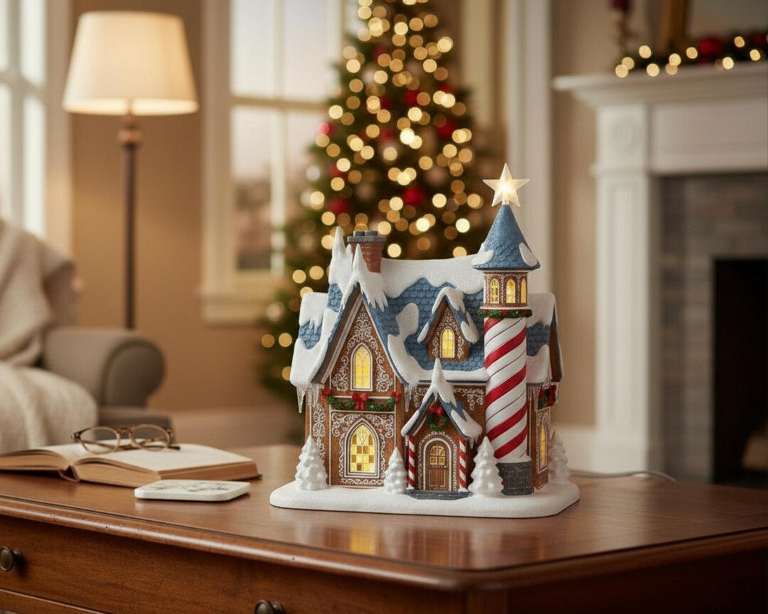 Gingerbread Christmas House Model 3d STL - Etsy