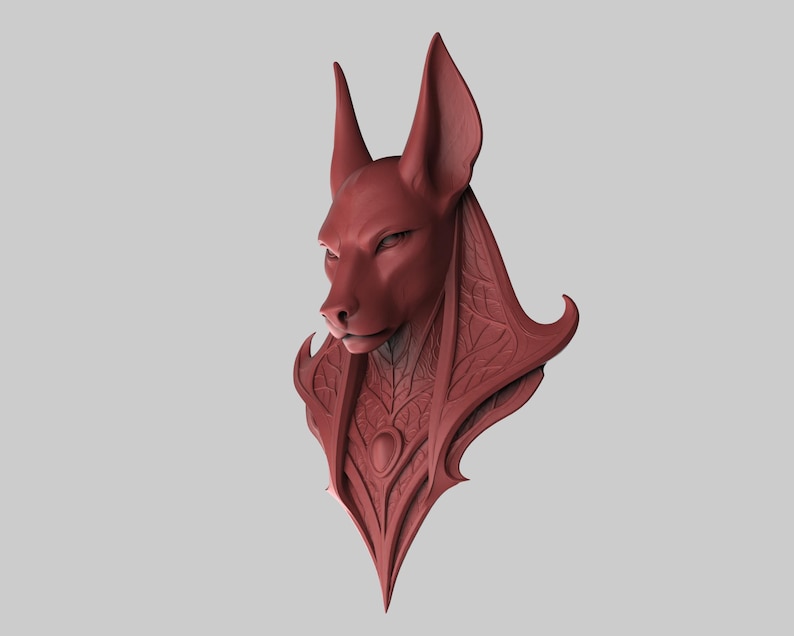 Anubis Wall Bust STL - Digital Download - Etsy