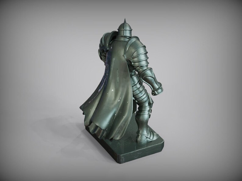 Medieval Knight STL File – 3D Printable Armored Warrior Statue Model - Etsy