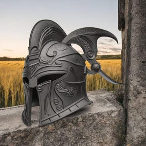 Fantasy Warrior Helmet Ornamental 3D STL Printable Spartan-inspired ...