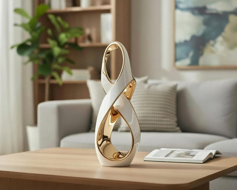 Abstract Infinity Sculpture STL – 3D Printable Modern Home Decor Statue ...
