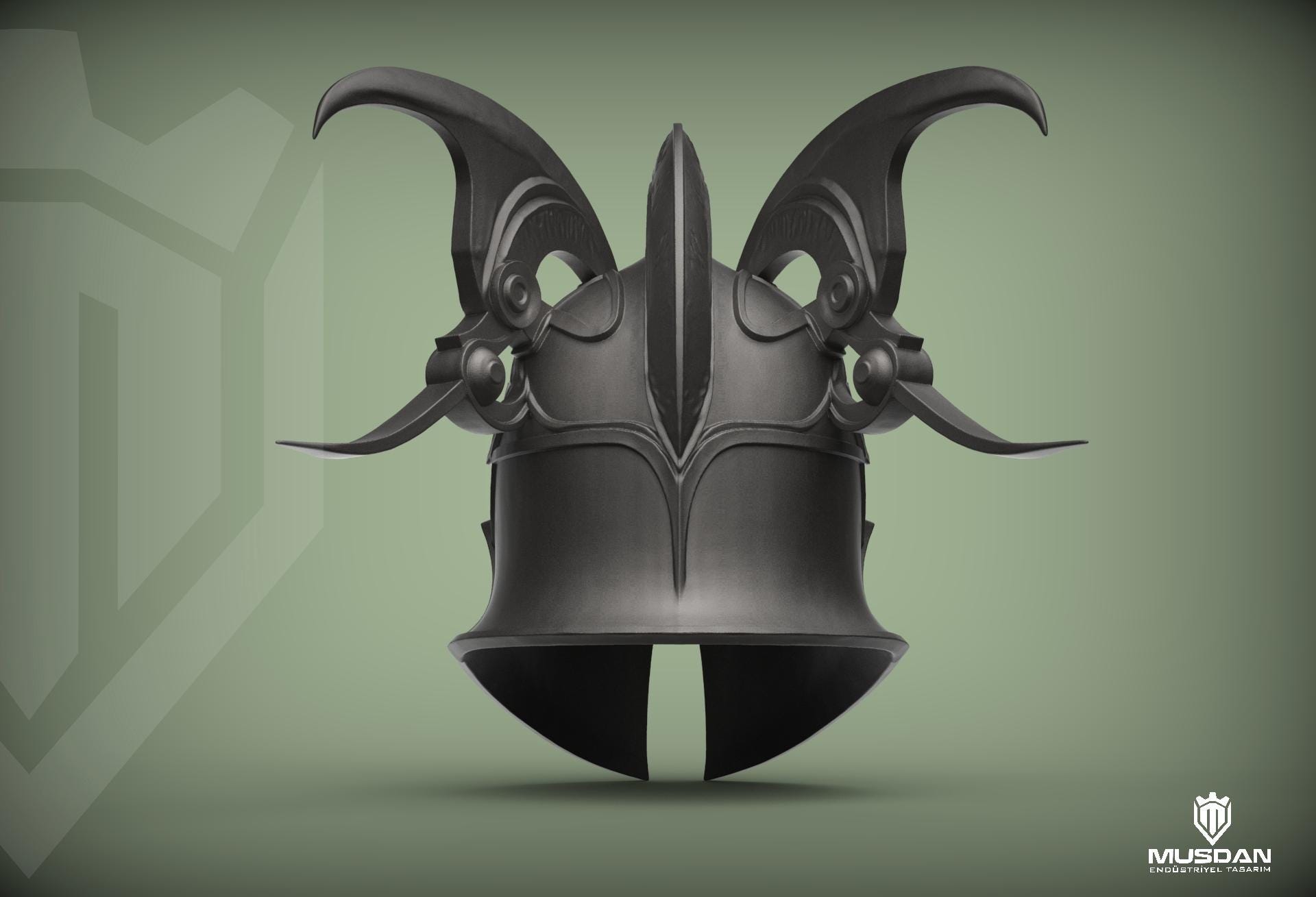 Fantasy Warrior Helmet Ornamental 3D STL Printable Spartan-inspired ...
