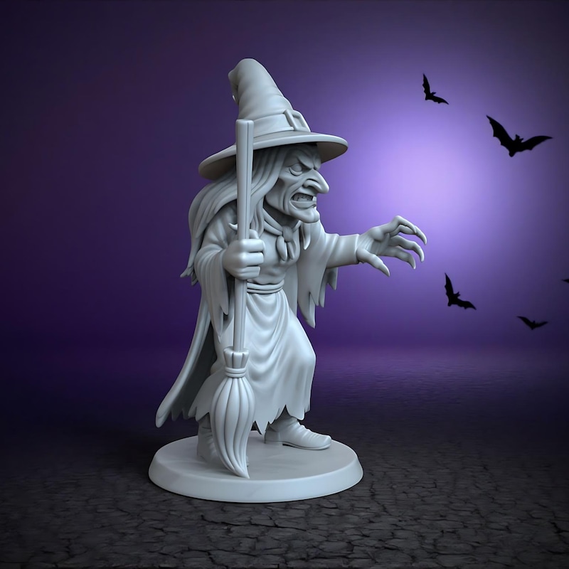 Witch Halloween Figurines - Etsy