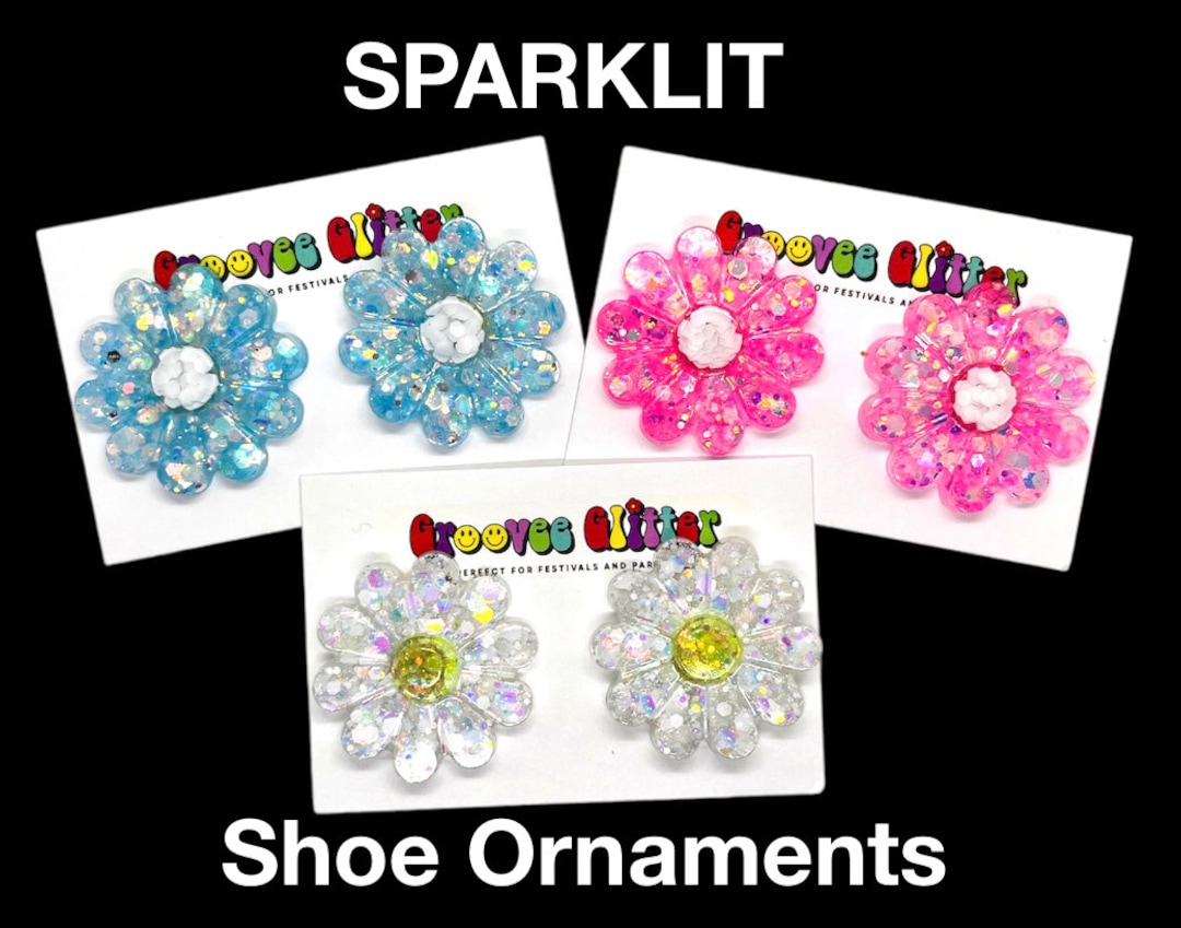 Shoe Ornaments, Glow in the Dark Shoe Accessory, SPARKLIT, - Etsy