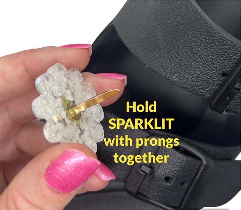 Dinosaur Shoe Charms: Pale Blue UV Reactive Glitter SPARKLITS (pair) - Etsy