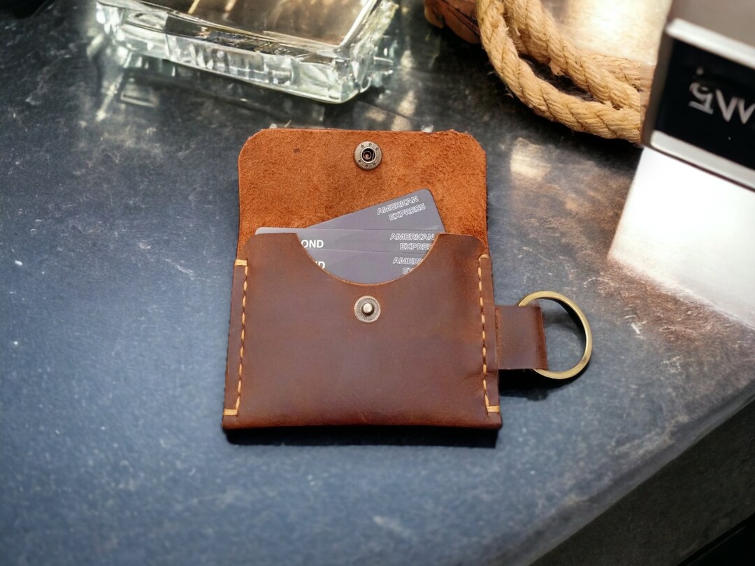 Keychain Wallet Credit Card Holder Case Change Coin Purse Gifts for Her ...