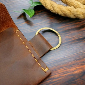 Keychain Wallet Credit Card Holder Case Change Coin Purse Gifts for Her ...