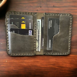 Handmade Slim Front Pocket Wallet, the Wilder Slim Wallet, Antique ...