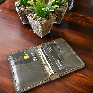 Handmade Slim Front Pocket Wallet, the Wilder Slim Wallet, Antique ...