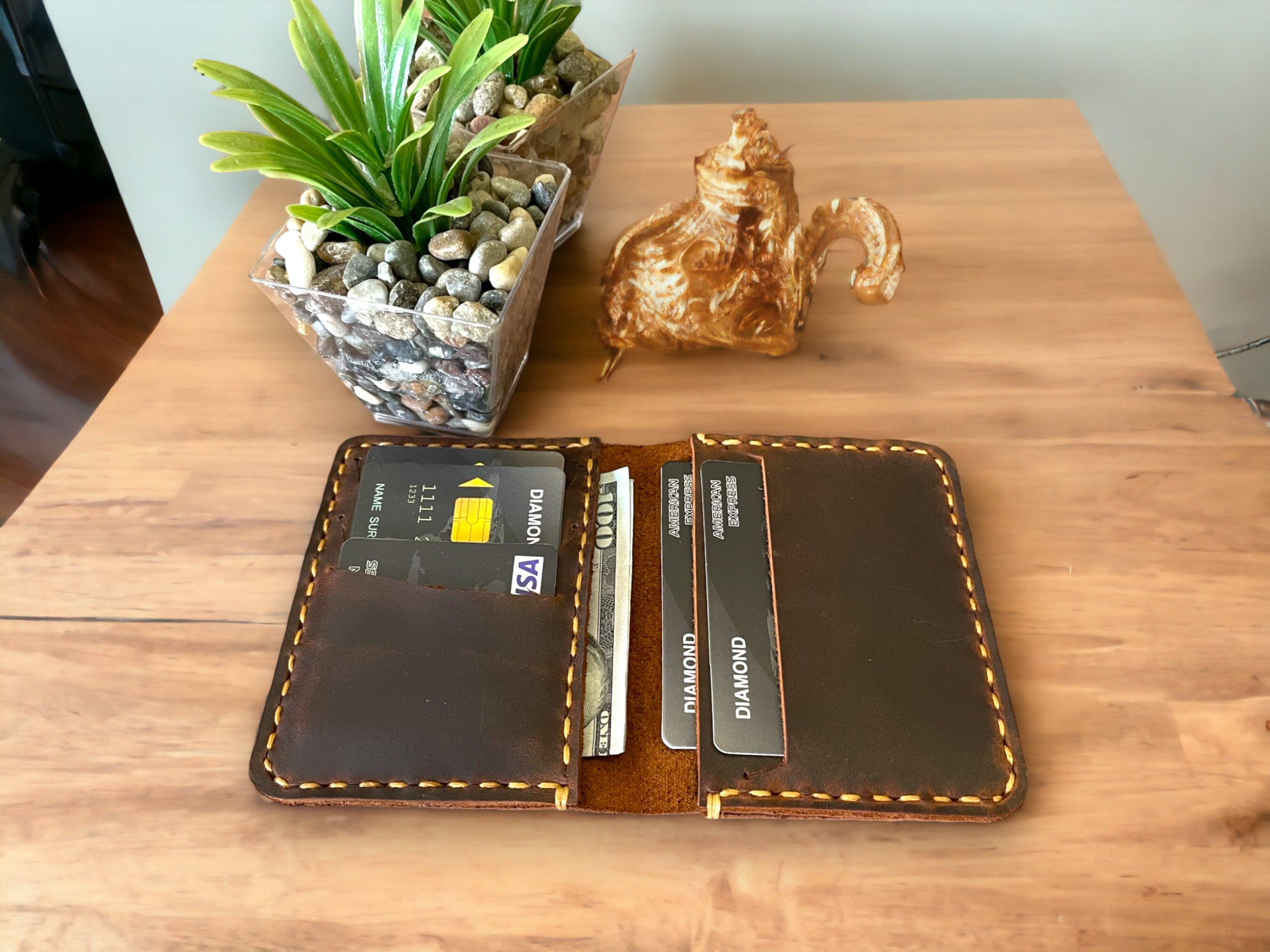 Handmade Slim Front Pocket Wallet the Wilder Slim Wallet - Etsy