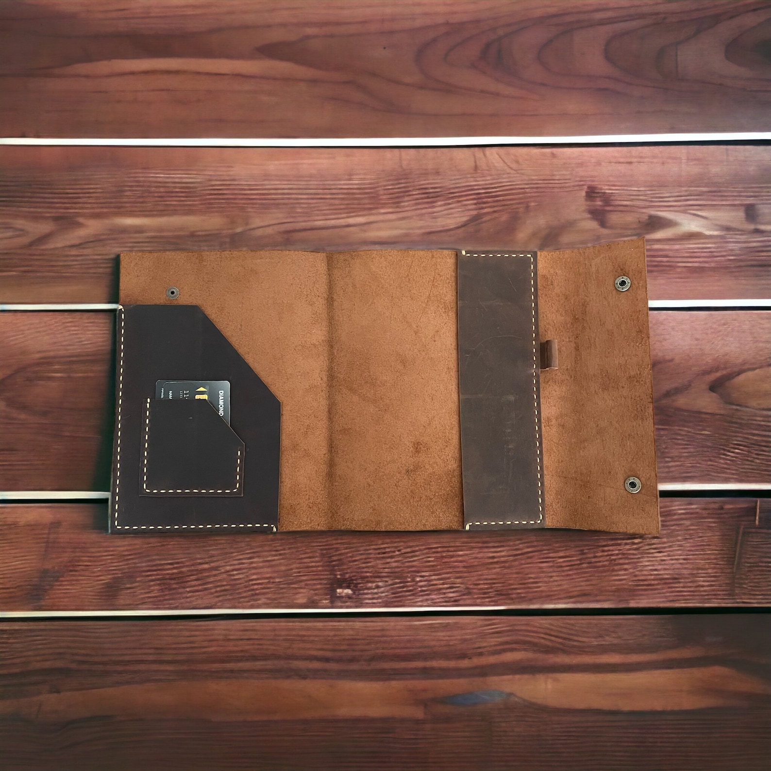 Personalized Refillable Portfolio, Custom Portfolio, Custom Leather ...