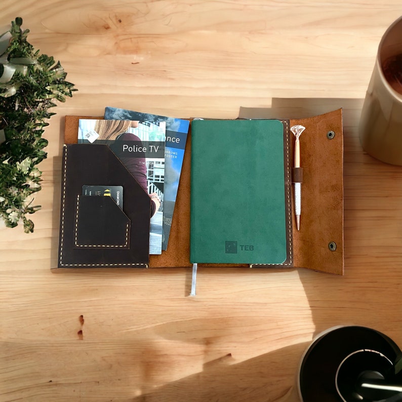 Personalized Refillable Portfolio, Custom Portfolio, Custom Leather ...