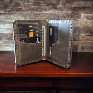 Handmade Slim Front Pocket Wallet, the Wilder Slim Wallet, Antique ...