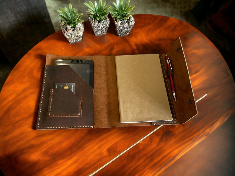 Personalized Refillable Portfolio, Custom Portfolio, Custom Leather ...