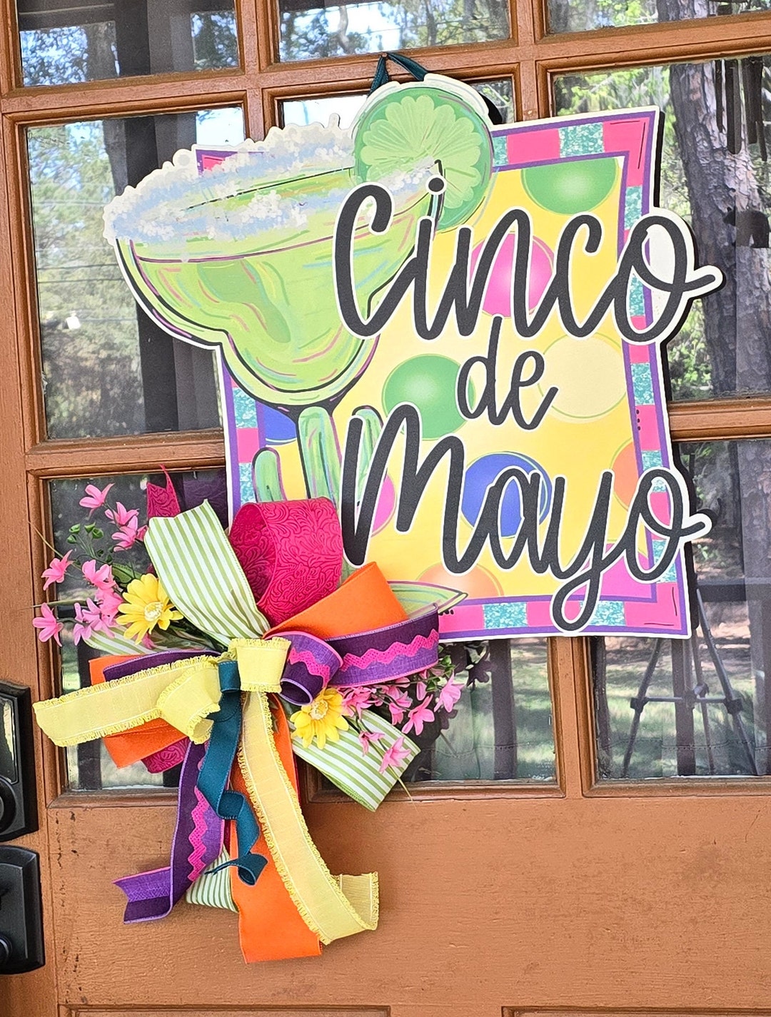 Cinco De Mayo Door Hanger/ Battle of Puebla Door Hanger/ Mexican Decor ...