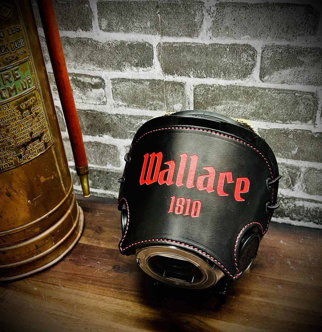 Personalized Firefighter SCBA Leather Mask Cover for Scott AV-3000 Mask ...