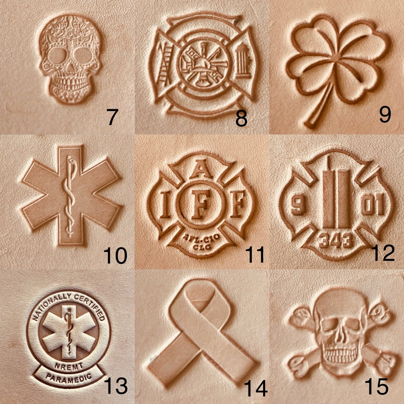 Custom Firefighter Chestnut Leather Helmet Band - Etsy