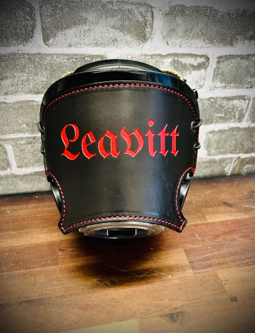 Personalized Firefighter SCBA Leather Mask Cover for Scott AV-3000 Mask ...