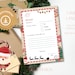 Letter to Santa, Dear Santa Letter, Christmas Wish List, Kids Letter to ...