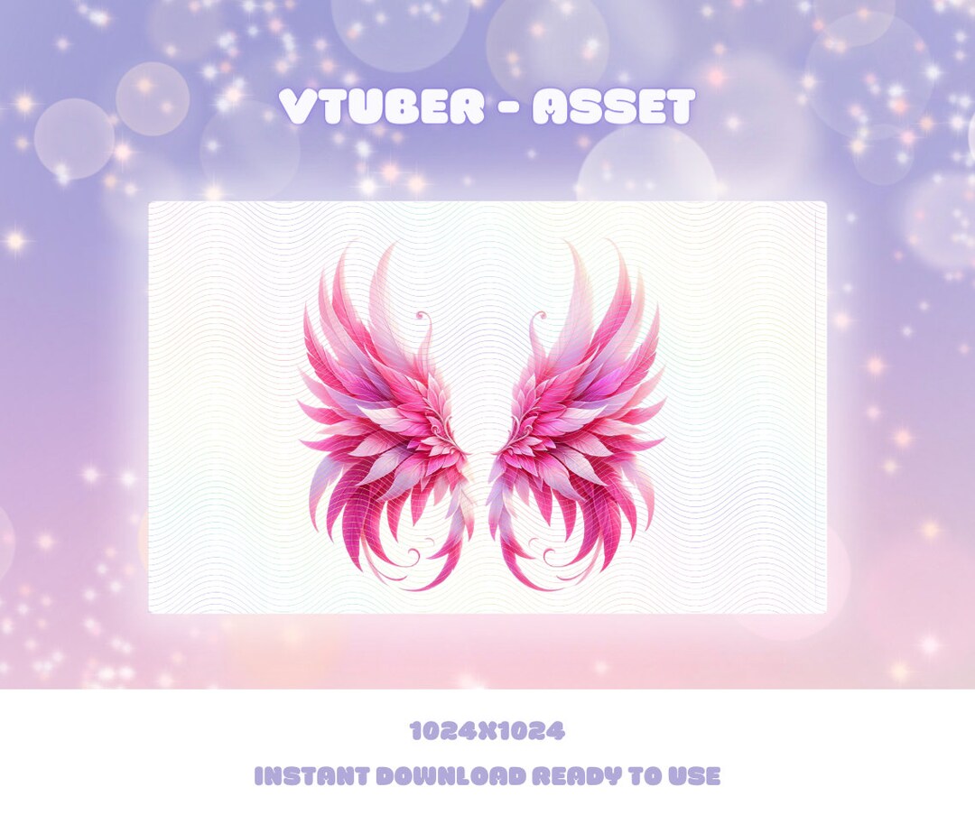 Vtuber Wings Pngtuber Wings Fantasy Wings Angel Demon - Etsy