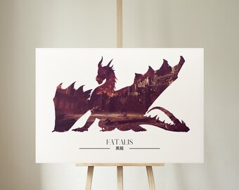 Monster Hunter World Fatalis - Etsy