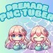 Premade Chibi PNG Tuber Kawaii Model Veadotube Mini Vtuber Girl Vtuber ...