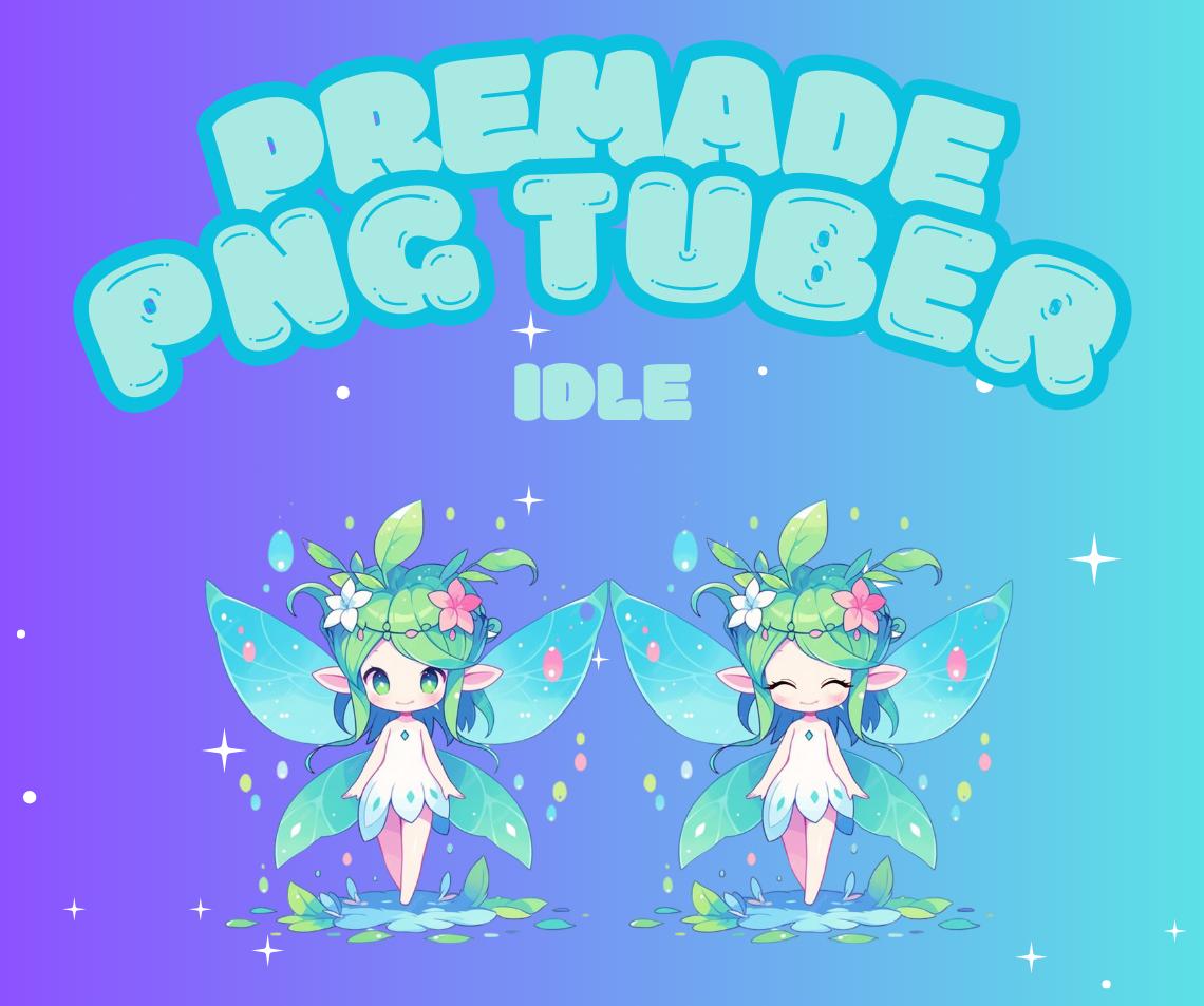 Forest Fairy Premade Chibi Pngtuber Kawaii Model Veadotube Mini Vtuber ...