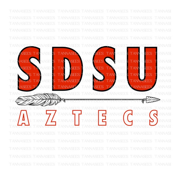 Sdsu Svg - Etsy
