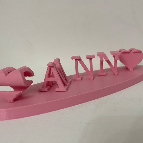 Custom 3d Printed Nameplate - Etsy