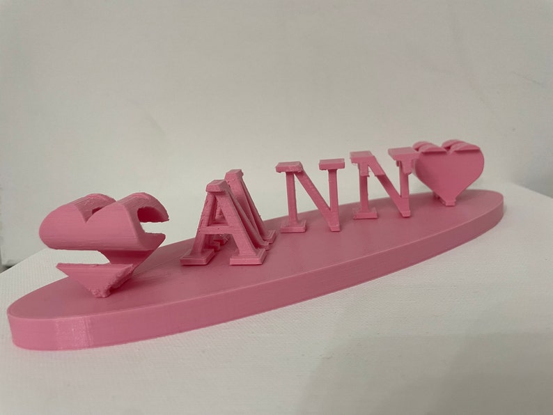 Custom 3D Print Dual Nameplate - Etsy