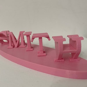 Custom 3D Print Dual Nameplate - Etsy